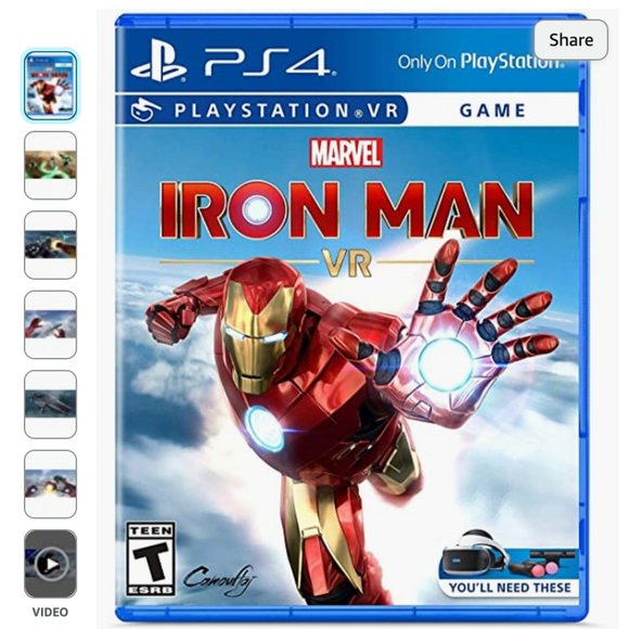 PS4 | Toys | Marvels Iron Man Vr Playstation 4 | Poshmark